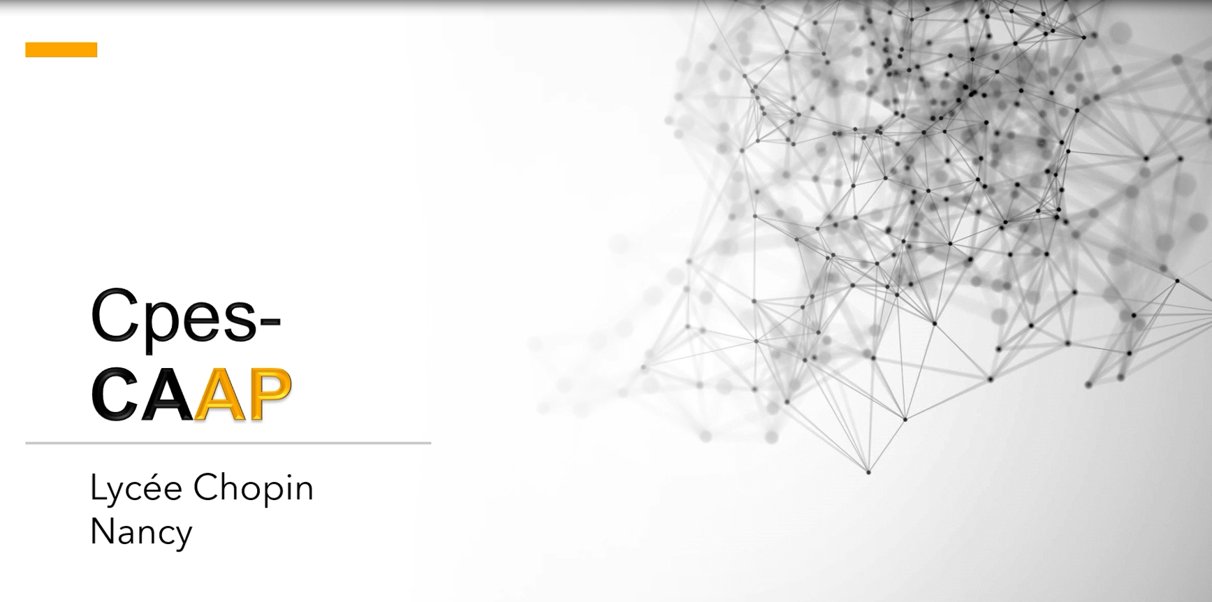 Que fait-on en cpes-CAAP ? - cpes-CAAP Frédéric Chopin